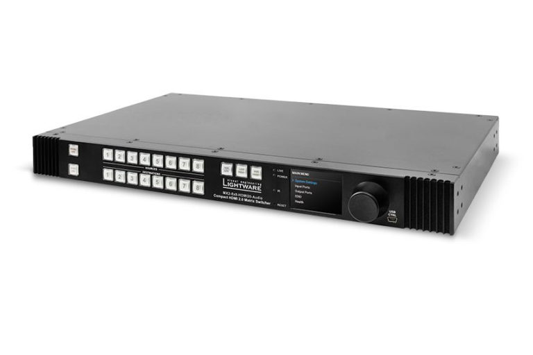 Une nouvelle matrice 8x8 HDMI, audio et USB dans la gamme Lightware MMX ...