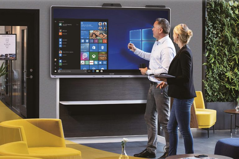 Sharp Windows Collaboration Display : un écran tactile collaboratif ...