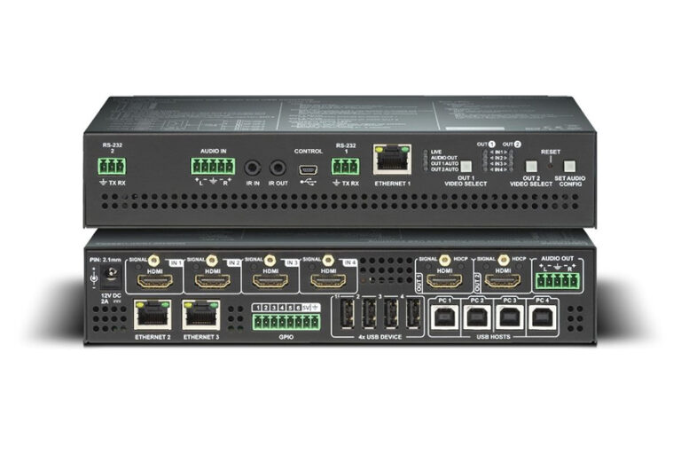 Découvrez le switcher Lightware 4x2 HDMI & USB pour petites salles de ...